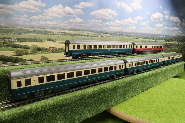 ROCO SPUR H0 KONVOLUT 5 TEE/IC-Personenwagen InterCity Ep.IV 54410 ...