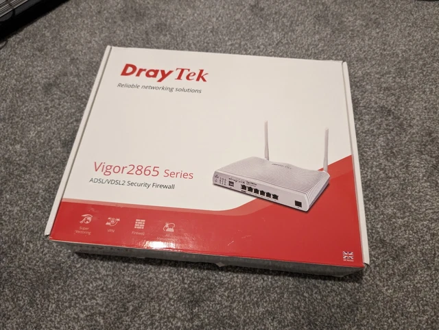 DRAYTEK VIGOR 2865AX VDSL Wi-Fi 6 AX3000 Wireless Router - White ...