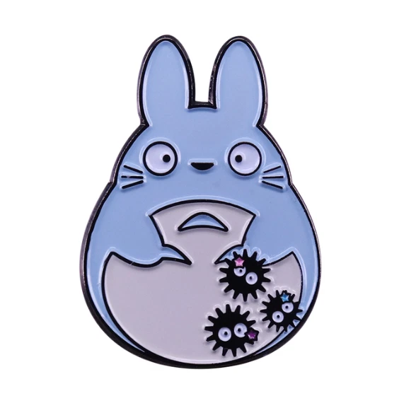 MY NEIGHBOR TOTORO Brooch Pin Studio Ghibli and Hayao Miyazaki Anime ...