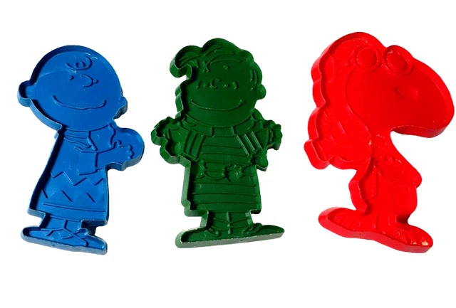 VINTAGE PEANUTS SNOOPY Red Baron Charlie Brown Linus Cookie Cutter Set ...