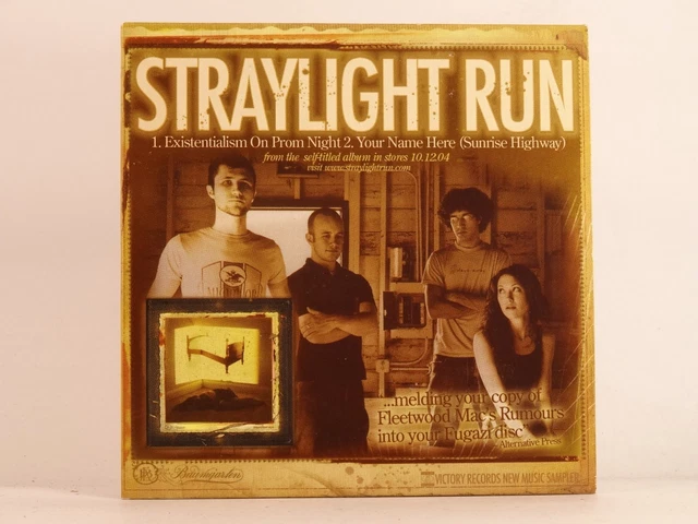 STRAYLIGHT RUN EXISTENTIALISM ON PROM NIGHT (C56) 4 pistes CD promo ...