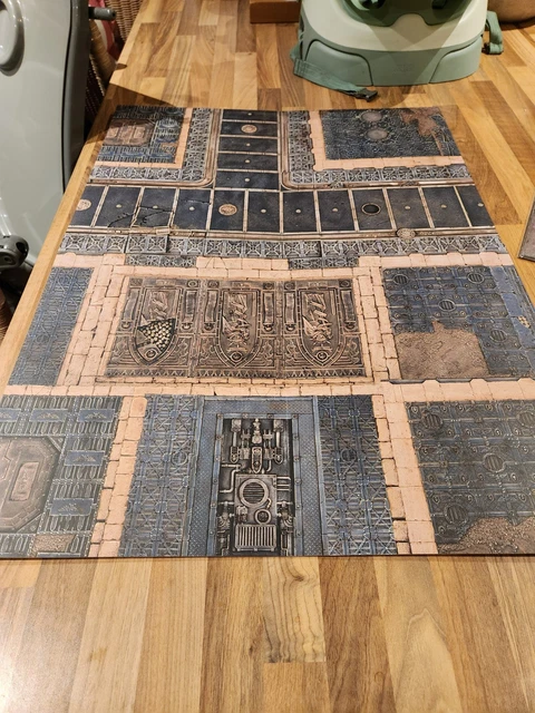 KILL TEAM CITY Ruins Warhammer Gaming Mat £8.00 - PicClick UK
