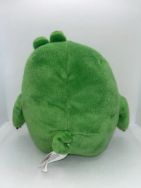 ANGRY BIRDS GREEN Pig Leonard 8” Soft Plush Toy 2016 Rovio Spin Master ...