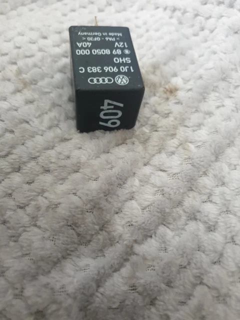 VW GOLF MK4 Fuel Pump Relay 7 Pin No 409 Relay 1J0906383C £11.49 ...