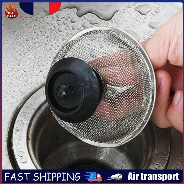 S# STAINLESS STEEL Kitchen Water Sink Filter Mesh Bathroom Drain Hair ...