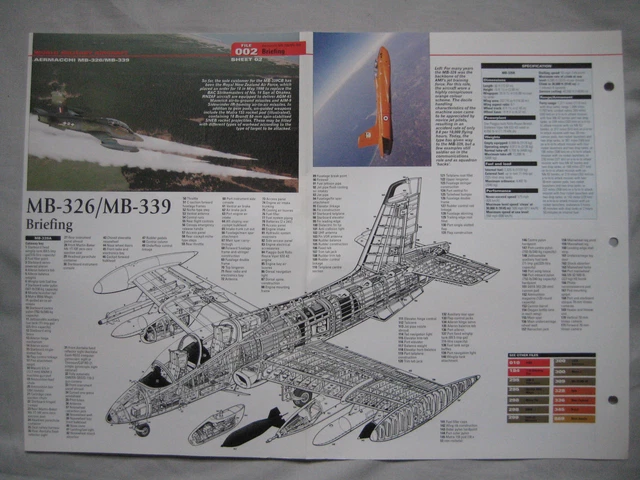 CUTAWAY KEY DRAWING of the Aermacchi MB-339 £4.99 - PicClick UK