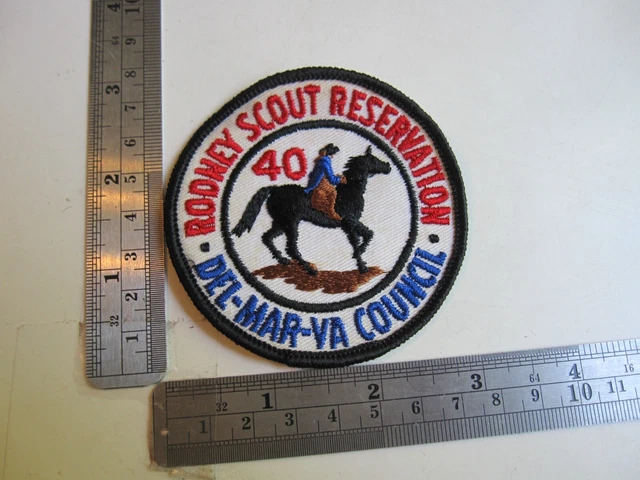 BSA SCOUTING DEL-MAR-VA Council Rodney Scout Reservation 40 Patch BIS £ ...