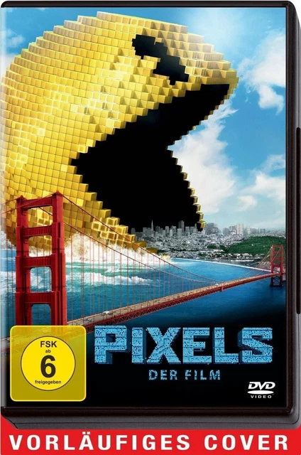 PIXELS DVD FILM Komödie Sci-Fi Retro Arcade Adam Sandler Kevin James EUR 1,00 - PicClick IT