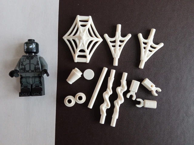 LEGO MINIFIGURE - Spider-man (spiderman) Stealth Suit with some web ...