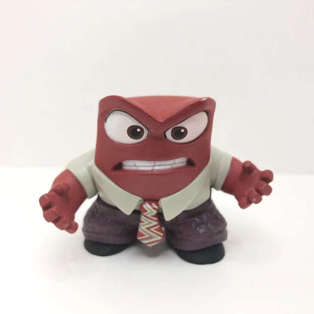DISNEY PIXAR INSIDE Out Anger 2" PVC Collectible Figure Cake Topper Toy ...