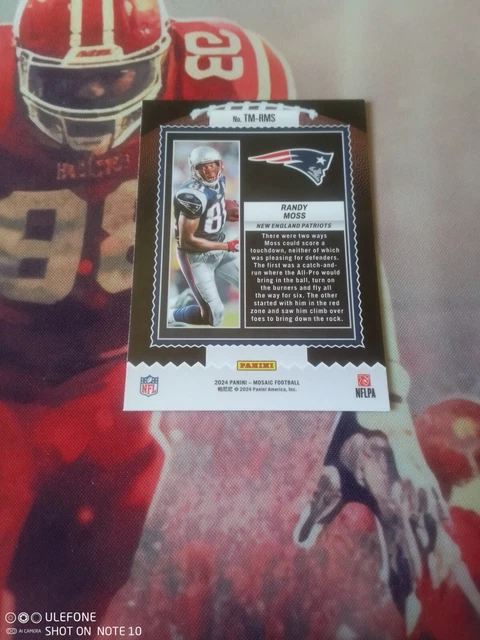 2024 PANINI MOSAIC Football 🏈 Randy Moss 🏈 New England Patriots EUR 2 ...