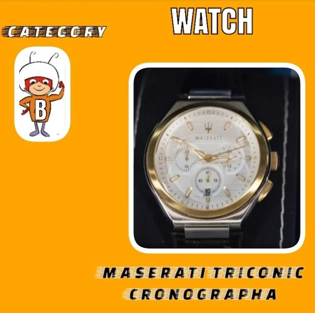 OROLOGIO MASERATI TRICONIC USATO. Look Like New EUR 115,00 - PicClick FR