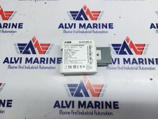 ABB PLUTO B20 v2 Programmable Safety Controller 2tla020070r4600 $437.46 ...