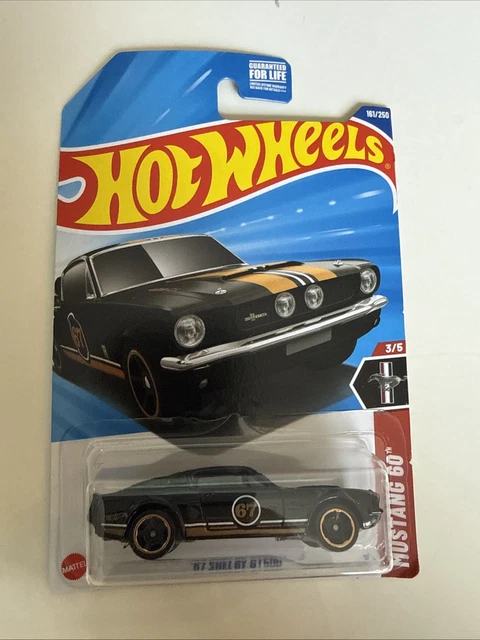 HOT WHEELS 2025 '67 Shelby GT500 161/250 Mustang 60th 3/5 Black NEW ...