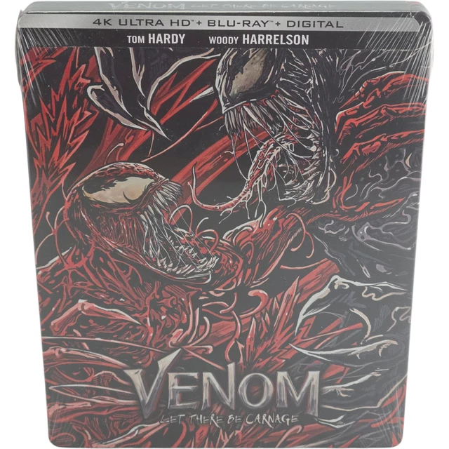 VENOM: LET THERE Be Carnage 4K Ultra HD + Blu-ray SteelBook Zavvi Tom Hardy A £86.58 - PicClick UK