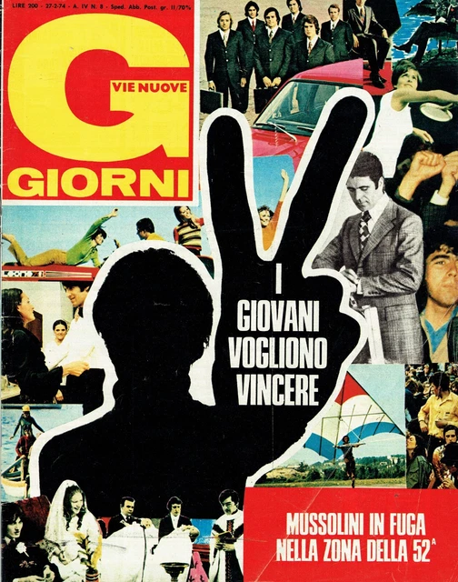 VIE NUOVE 1974/8=MINA Raffaella Carra Milleluci=Jose Napoles=Michele Moretti= EUR 15,00 ...