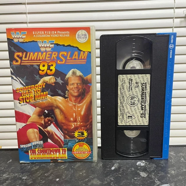 WWF SUMMERSLAM 1993 VHS Video - Original version! Tested! Great ...