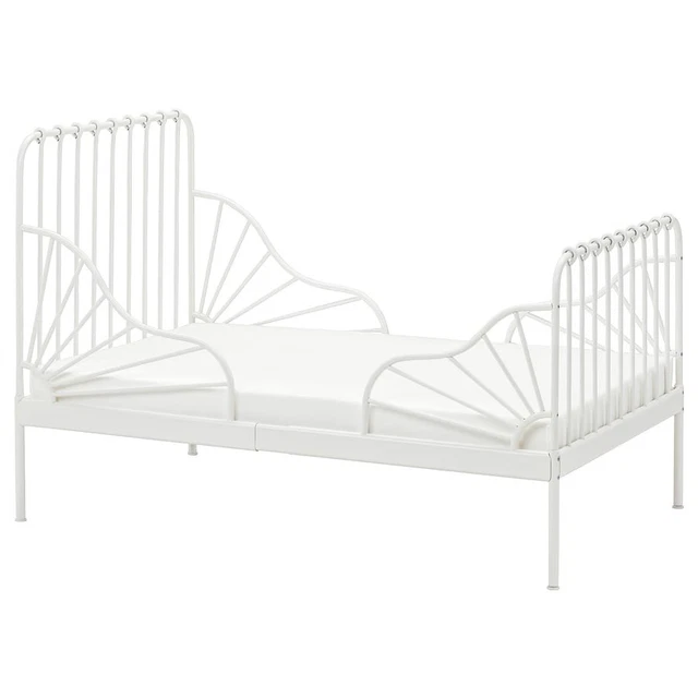 IKEA MINNEN SINGLE Bed Frame with Mattress £21.50 - PicClick UK