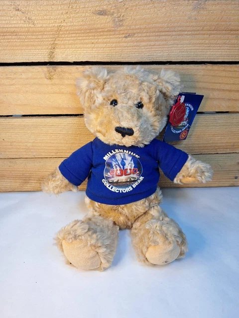 KEEL TOYS SIMPLY soft collection Millennium 2000 collectors plush bear ...