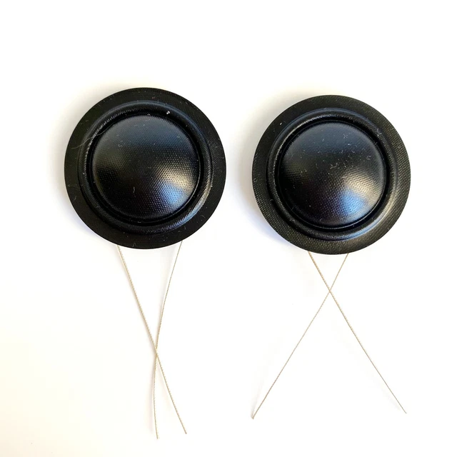 2 ERSATZ 20,4 mm VCL Seidenkuppel Hochtöner Membranen für Lautsprecher Reparatur 8Ω EUR 17,75 ...