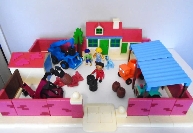 BOB THE BUILDER Interactive Building Yard Playset, Vehicles, Figures ...