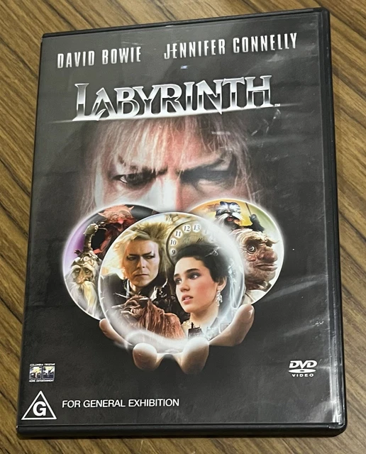 LABYRINTH (DVD, 1986) David Bowie Jennifer Connelly Fantasy Classic ...
