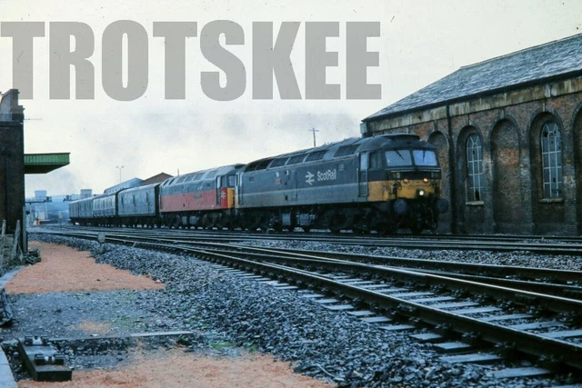 35MM SLIDE BR British Rail Diesel Loco 47704/712 Class 47 1991 Exeter ...