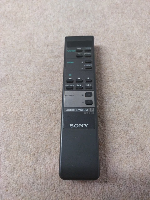 GENUINE SONY RM-S130 Audio System Remote Control Tested & Working £19. ...