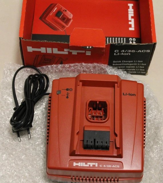 ORIGINAL HILTI LADEGERÄT C4/36-ACS / unbenutzt im Karton EUR 135,00 ...
