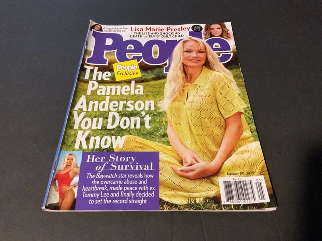 PEOPLE MAGAZINE PAM Pamela Anderson Lisa Marie Presley 30 gennaio 2023 ...