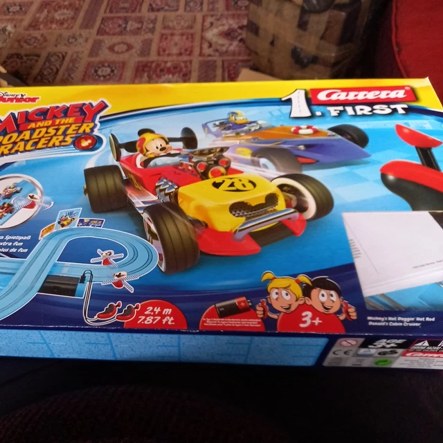 MICKEY AND THE Roadster Racers Carrera 1 racing game with instructors £ ...