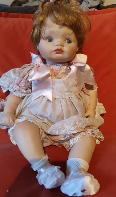 THE HAMILTON COLLECTION - Jessica - 1989 - Hand Crafted Porcelain Doll ...