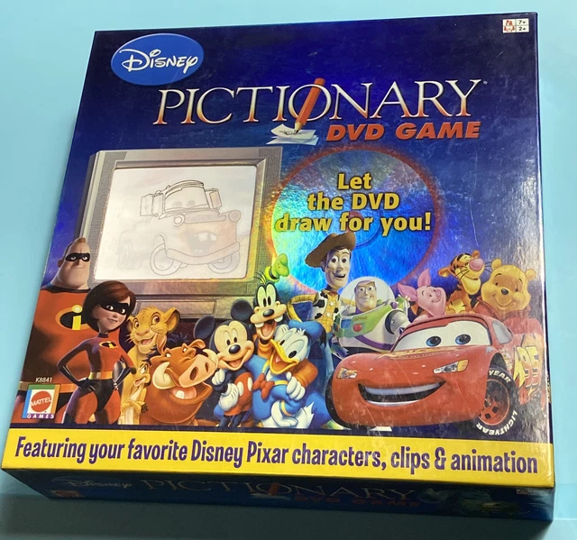 DISNEY PIXAR PICTIONARY DVD Game From Matel 100% Complete (2007) £9.44 ...