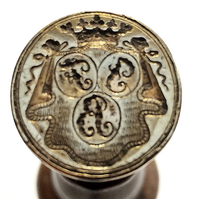 SCEAU / CACHET/ armoiries Marquis / seal petschaft sigillo EUR 73,88 ...