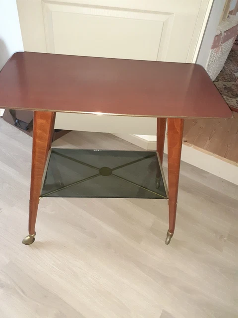 TABLE TÉLÉ VINTAGE ou desserte des années 60 EUR 50,00 - PicClick FR