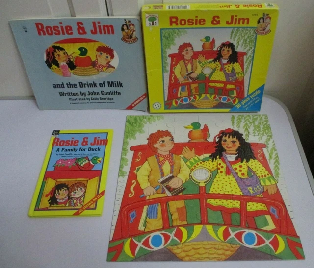 ROSIE & JIM Jigsaw Puzzle 36 Pieces Family For Duck HB Book Drink Of ...