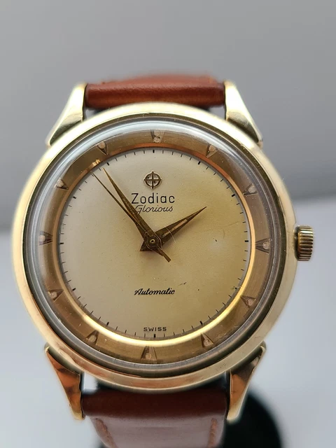 VINTAGE ZODIAC Glorious men's PaiPan Dial, Automatic , Rare collector ...