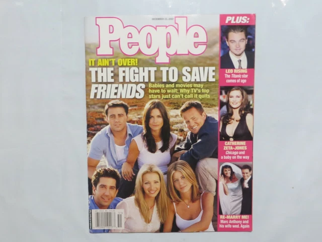 PEOPLE MAG FRIENDS Matthew Perry Jennifer Aniston 23 dicembre 2002 GG ...