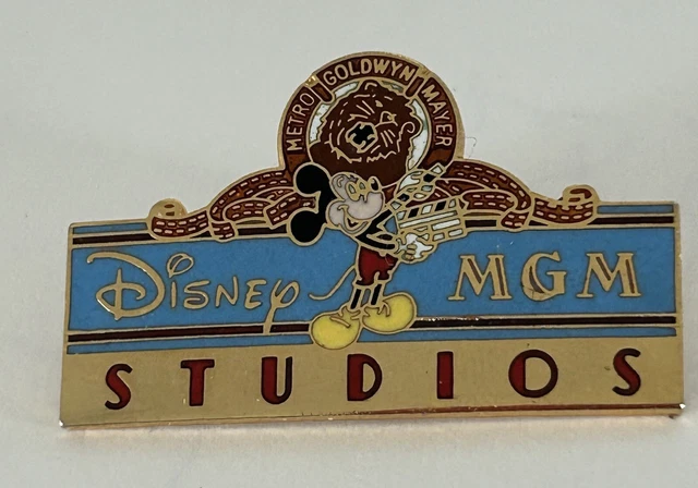 VINTAGE 1980S? DISNEYLAND/DISNEY MGM Studios Mickey Mouse/Leo Lion Pin ...