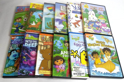 NICK JR. NICKELODEON Junior / Scholastic Lot of 12 Kids Animated DVDs £ ...