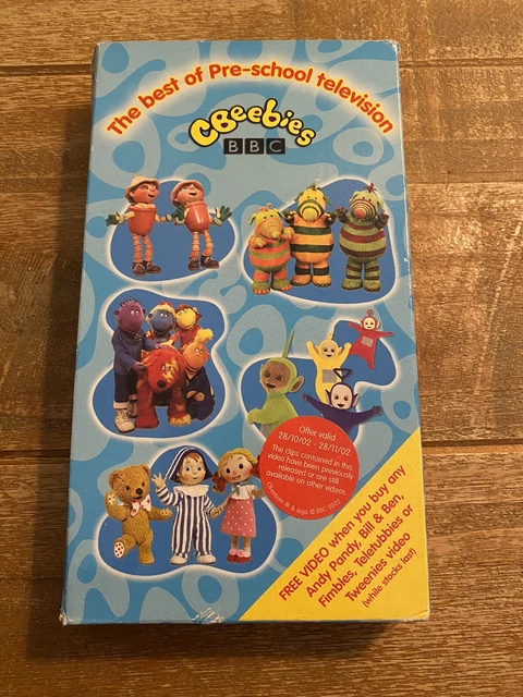 CBEEBIES THE BEST Of Pre-school Television VHS Video Card Case BBC ...