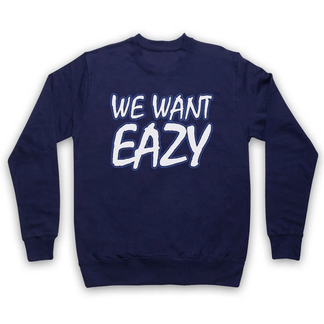 NWA N.W.A EAZY-E We Want Eazy Text Gangsta Rap Hip Hop Adults Unisex ...