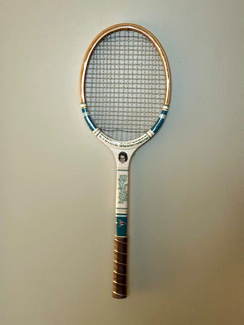 PHOTO RACKET!! EVONNE Goolagong Dunlop Photo Decal Vintage Tennis ...