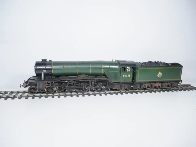 HELJAN O GAUGE Steam Locomotive BR A3 60035 The White Knight *please ...