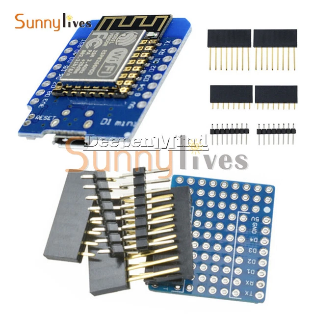 MINI ESP8266 ESP-12 WeMos D1 NodeMcu Lua WIFI CH340G Development Board ...