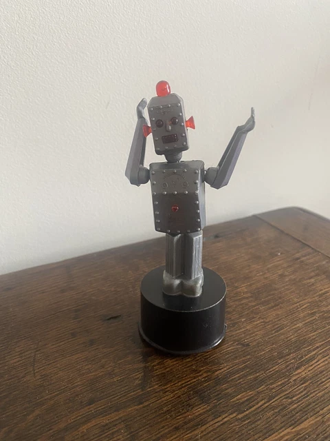VINTAGE 1960S PUSH Button Collapsible Robot Toy £9.99 - PicClick UK