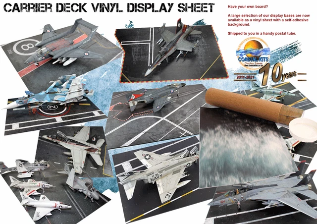 COASTAL KITS 1:48 Scale Vinyl Display Sheet (Carrier Decks) £14.30 ...