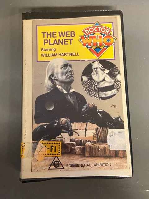 DOCTOR WHO - The Web Planet - William Hartnell - Rare VHS - BBC - not ...