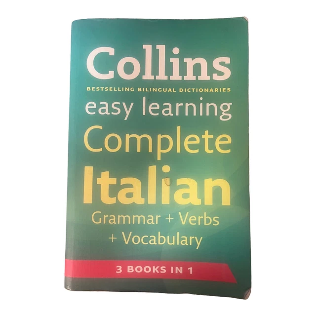 EASY LEARNING COMPLETE Italian Grammar, Verbs and Vocabulary (3 books ...