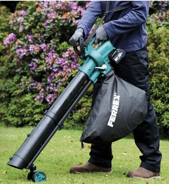 FERREX CORDLESS LEAF Blower Vacuum & Shredder 40v *Active Energy ...